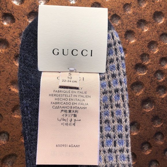 Gucci | Underwear & Socks | Gucci Soft Combed Wool Knee High Socks In ...